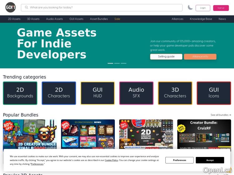 GameDev Market - OpenI
